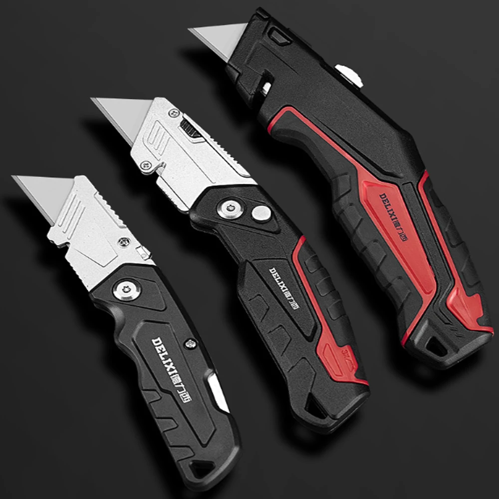 Utility-Knife-Retractable-Sharp-Cut-Heavy-Duty-Steel-Break-cutting ...