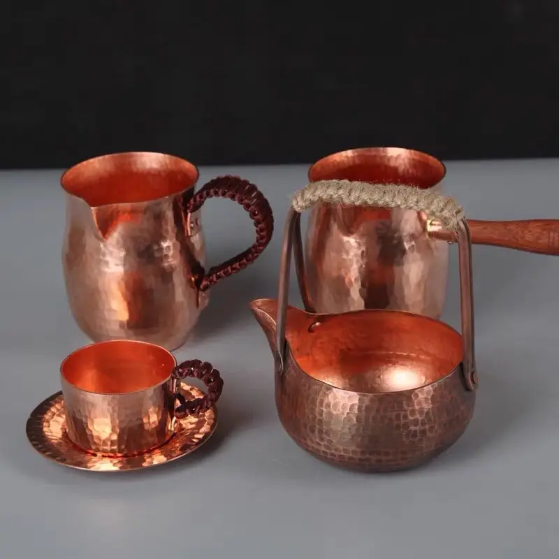 Pure-Copper-Milk-Jug-Turkish-Pot-Latte-Frothing-Milk-Pitcher-Handmade ...