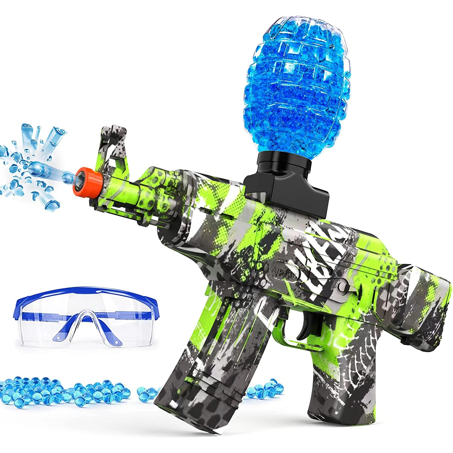 Gel-Water-Beads-Blaster-20000-Balls-Electric-Splatter-Ball-Gun-Toys-for ...