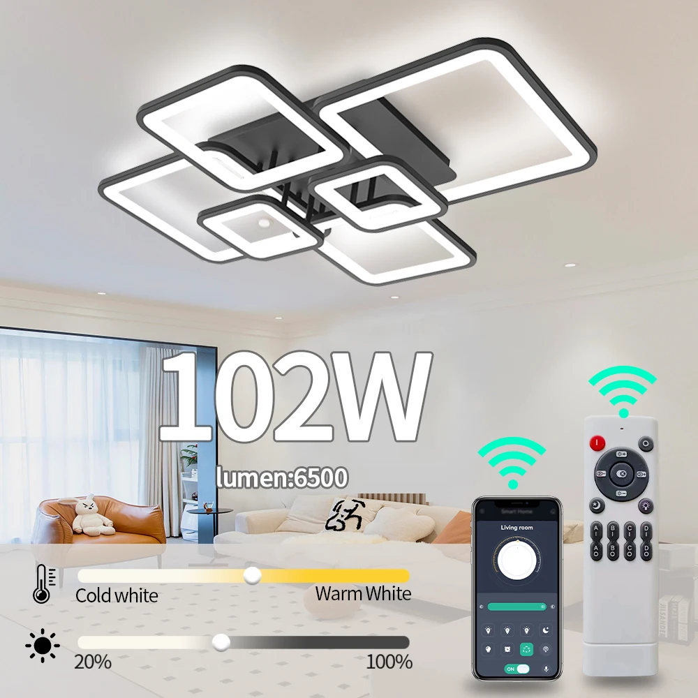 JELENA-Led-Ceiling-Chandelier-Light-Nordic-Luxury-Lamp-For-Living-Room ...