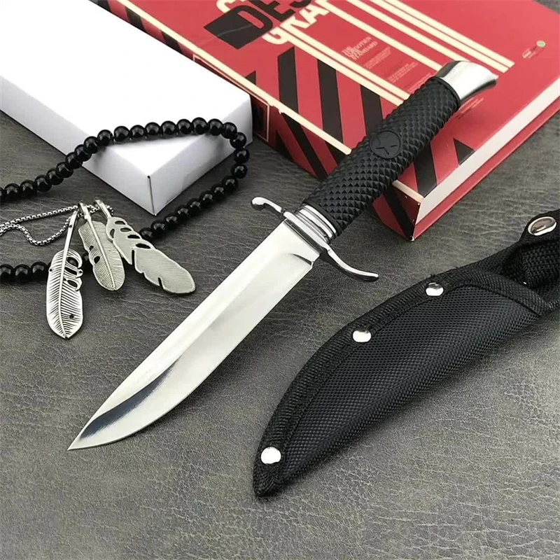 Tactical-Mirror-Blade-NKVD-FINKA-Hunting-Knife-Outdoor-Self-Defense ...