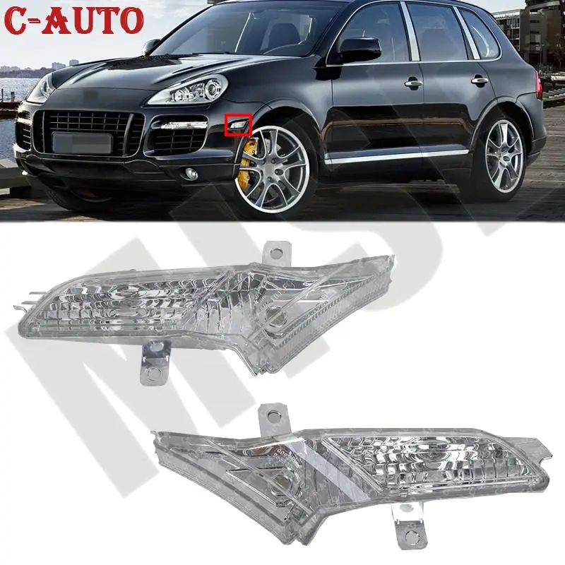 Car-Right-Left-Plastic-Clear-Front-Side-Marker-Lights-For-Porsche ...