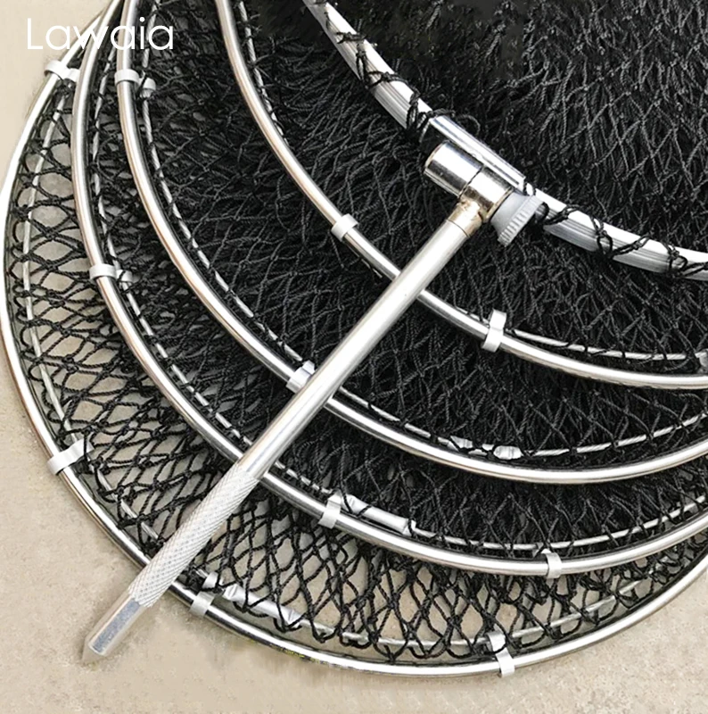 Lawaia-Folding-Fishing-Nets-Cage-Strong-Black-Braided-Wire-Small-Mesh ...