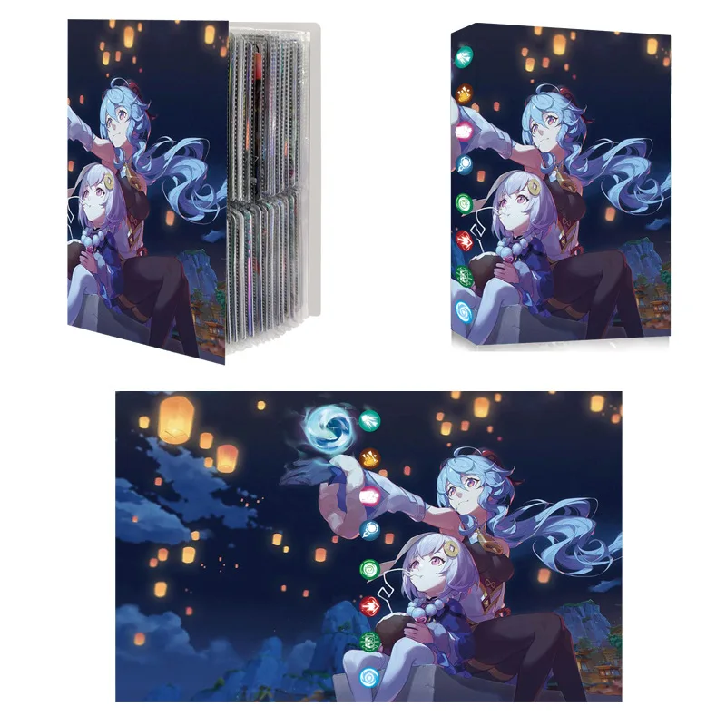 Genshin Impact Lumine Morax Beelzebul Cards Album 240PCS Cards Book ...