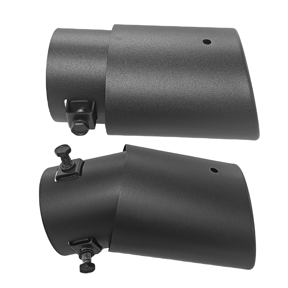 Car-Exhaust-Muffler-Tip-Aluminum-Alloy-Tail-Throat-Tailpipe-Black ...