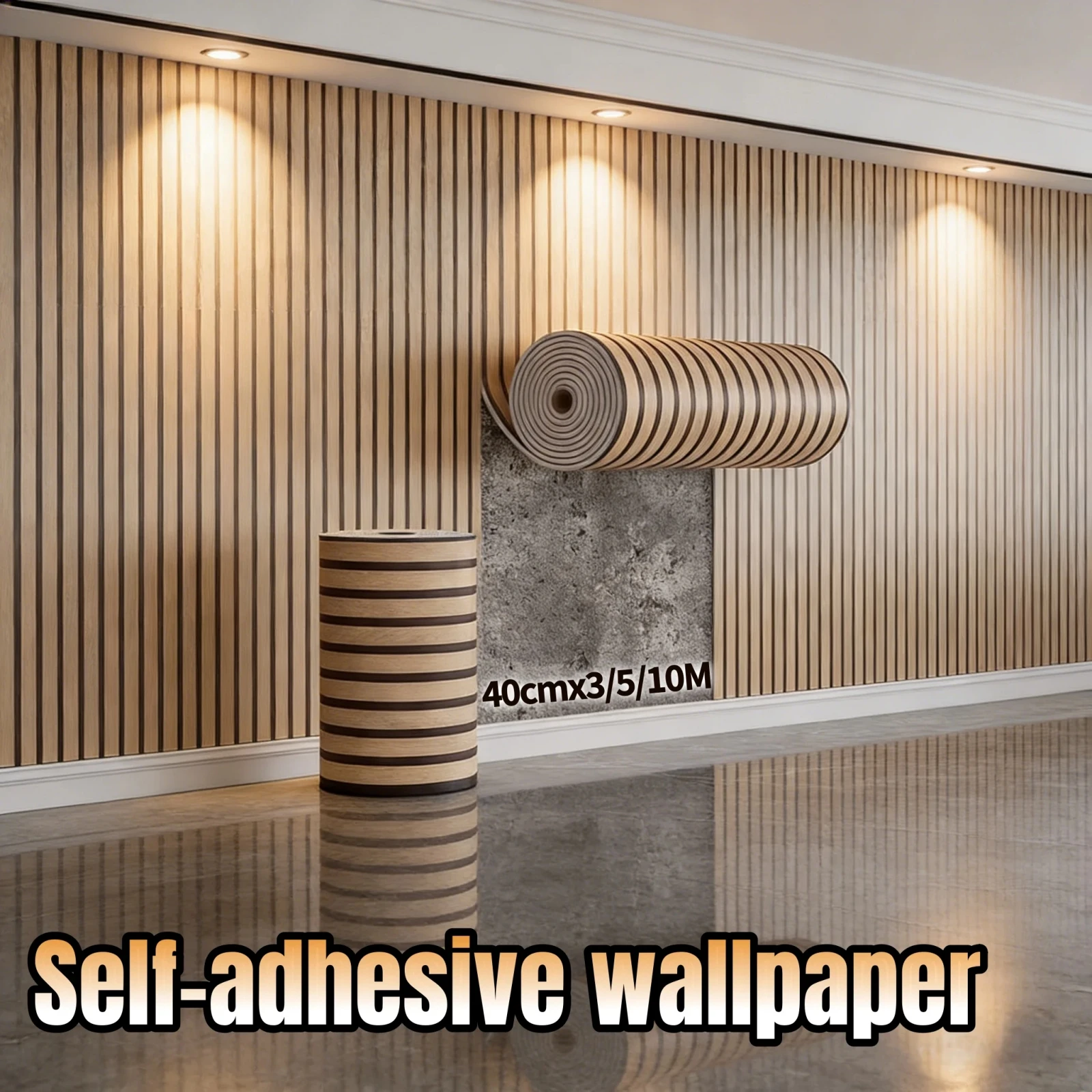 Max 10Mx40cm Self-adhesive Wall Stickers Peel&stick DIY Wall Panel for ...