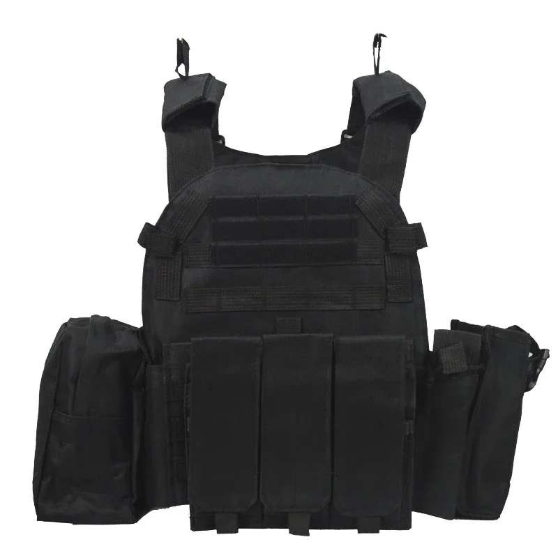 Nylon-Molle-Webbed-Gear-Tactical-Vest-Hunting-CS-Military-Game-Paintball-Airsoft-Vest-Body-Armor ...