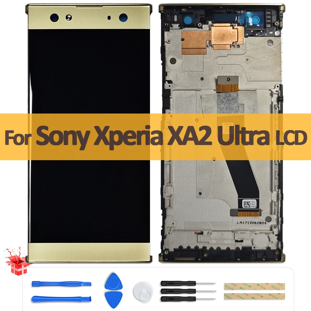 Original 6.0" LCD For Sony Xperia XA2 Ultra LCD Display Touch Screen ...