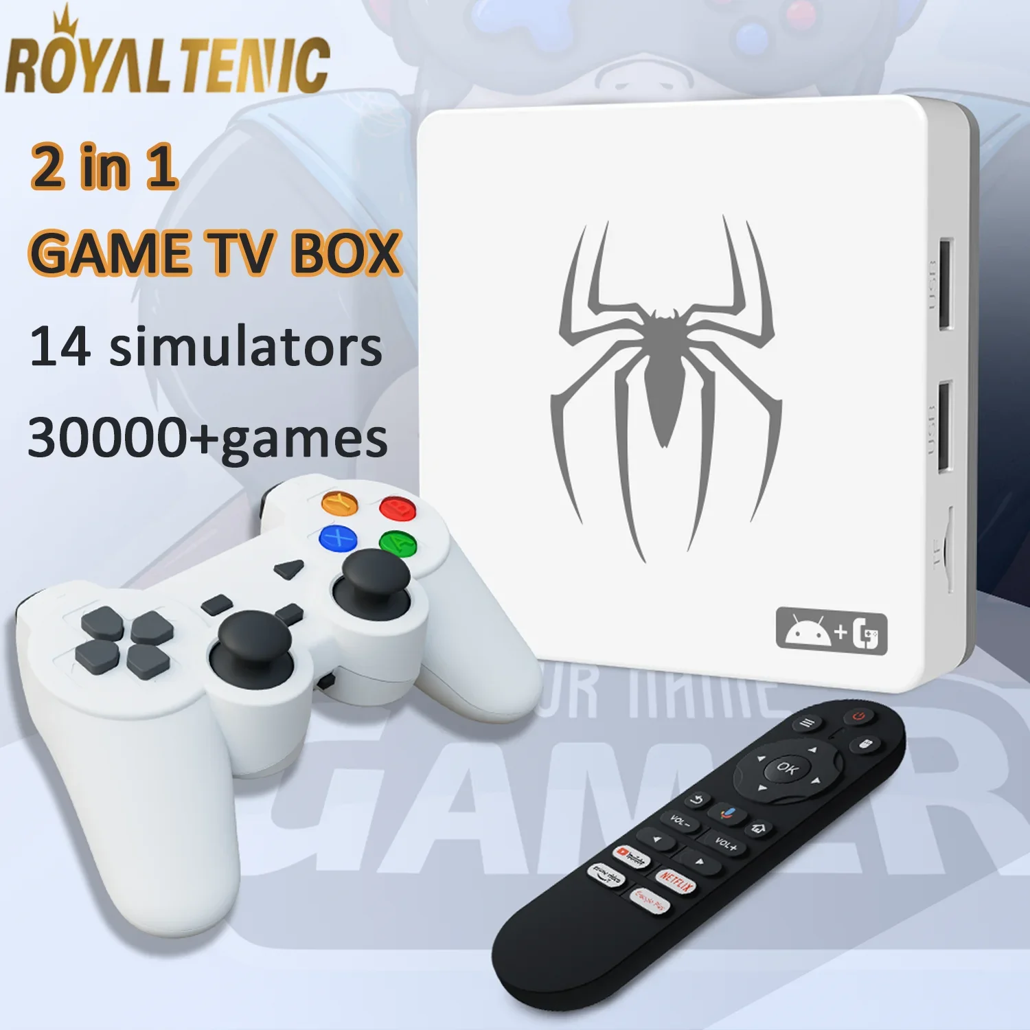 2 in 1 G7 TV Game BOX 2025 Android 13 Dual System 3D Arcade Games ...