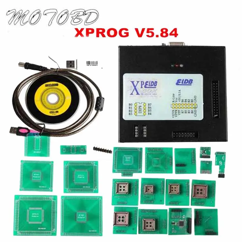 XPROG M V5.84 Boîte en métal XPROG V5.55 V5.84 Xprog V5.84 Auto ECU Programmeur Outil X Prog Box ...