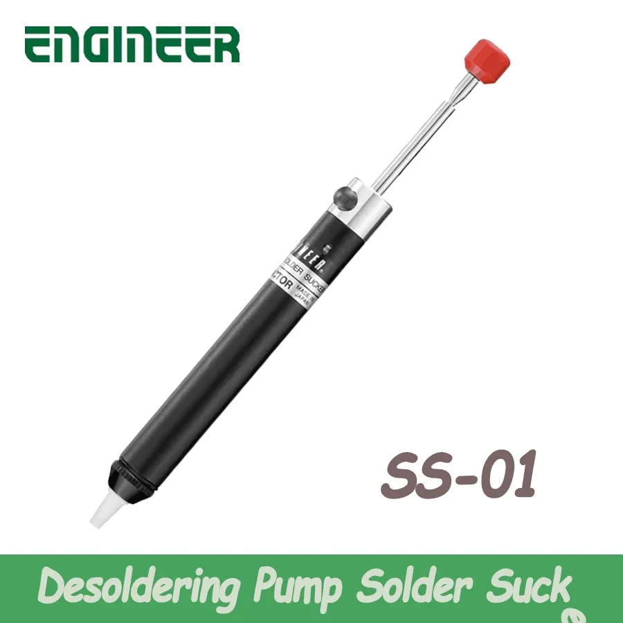 ENGINEER SS-01 Powerful Desoldering Pump Solder Sucker Manual ...