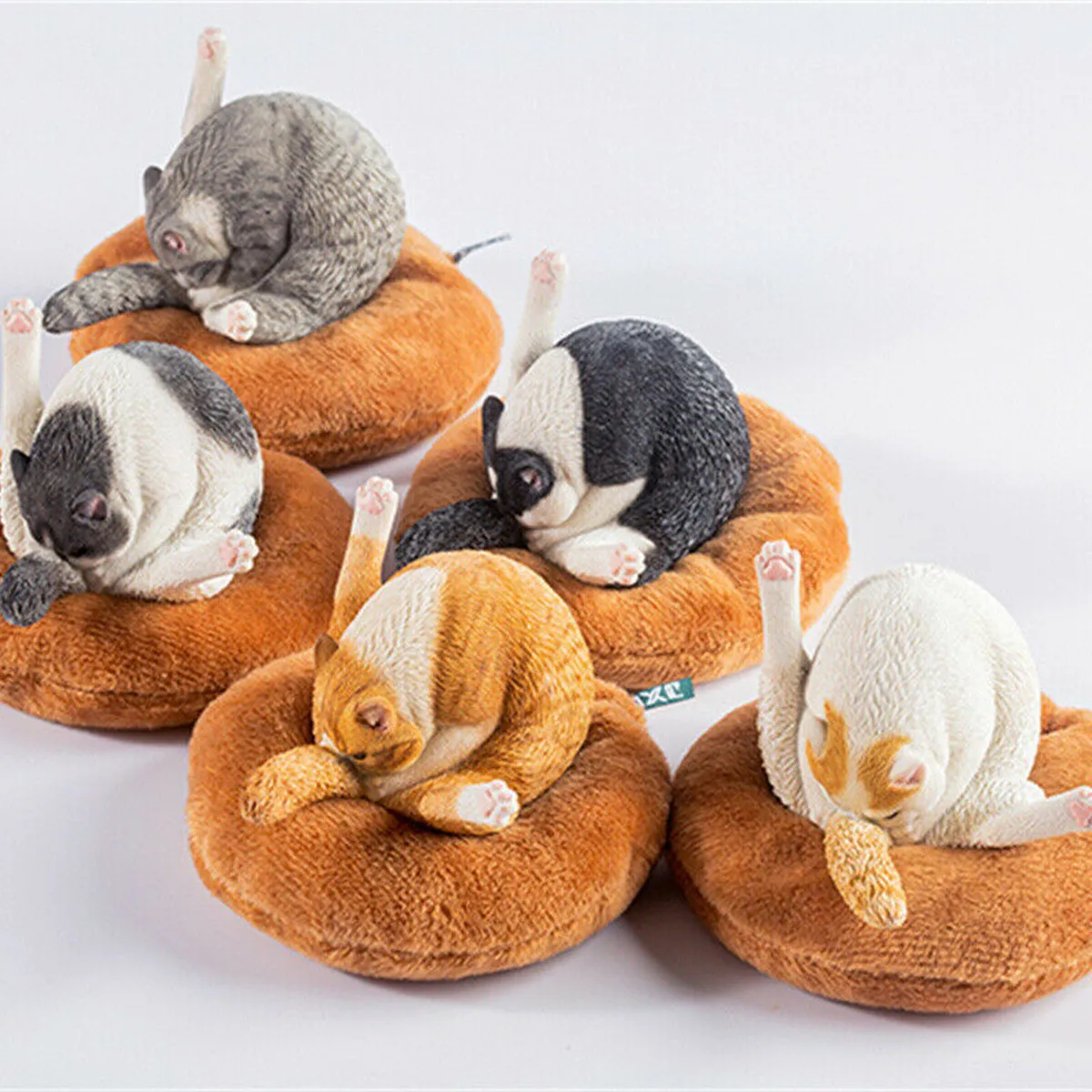 JXK 1/6th Chicken Leg Cat Model Funny Pet Figure Realistic Animal ...