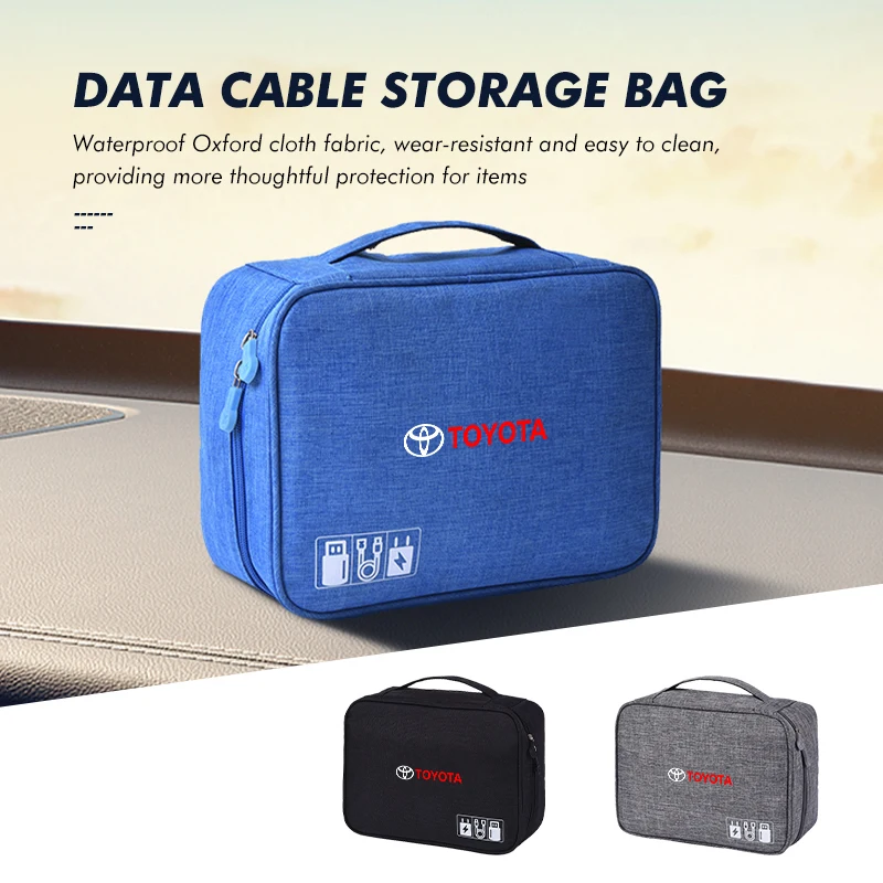 Car-Multifunctional-Bi-fold-Storage-Bag-Double-Zipper-Large-For-Toyota ...