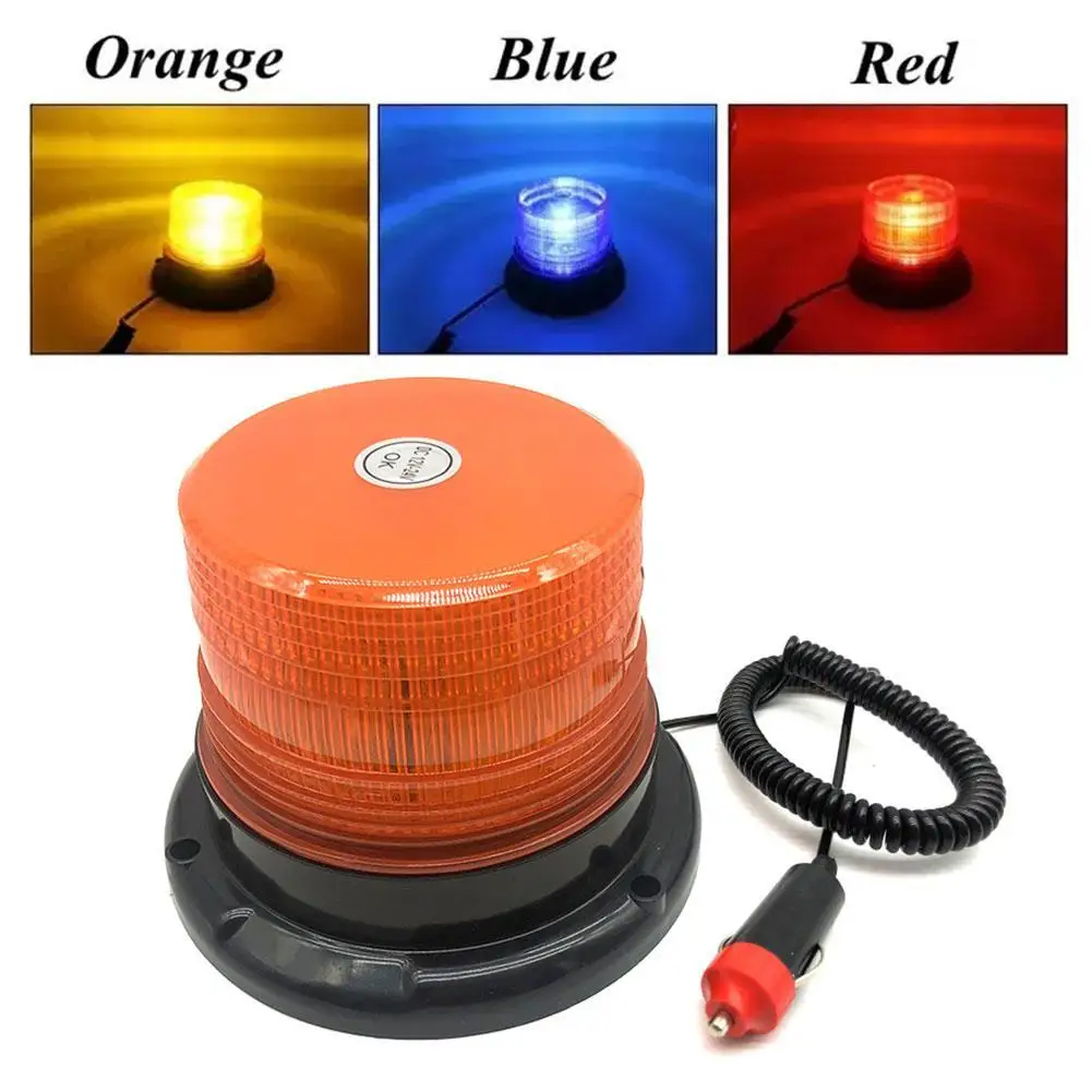 12V-24V-Magnetische-Montiert-Fahrzeug-Auto-LED-Strobe-Warn-licht ...