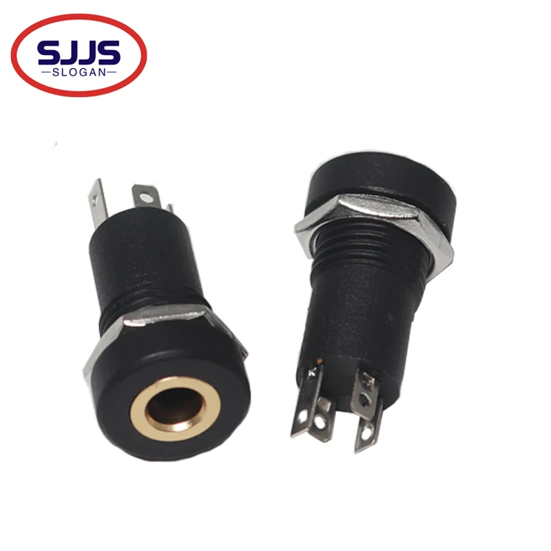 【10-2PCS】PJ392A 3.5MM Audio Jack Female Socket 3/4 Pole Stereo Solder ...