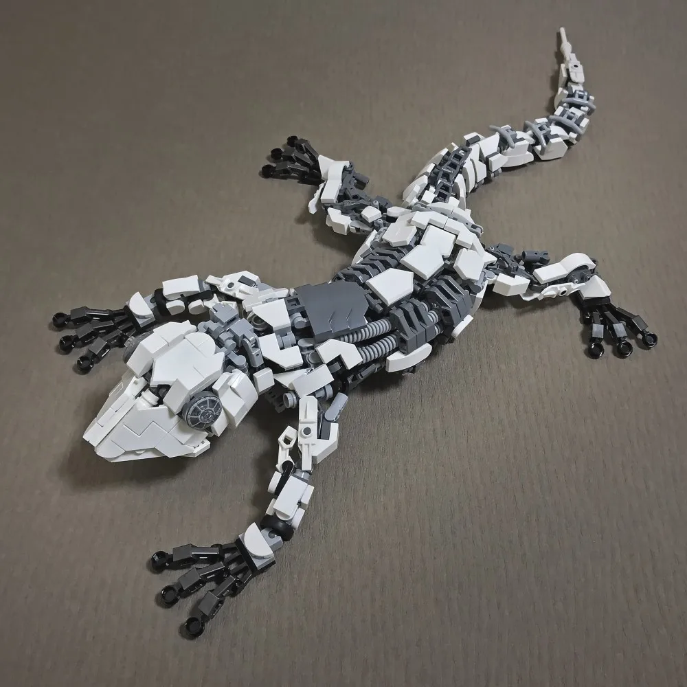 MOC-Mecha-Gecko-10-Movable-Lizard-Model-Building-Blocks-Reptiles ...