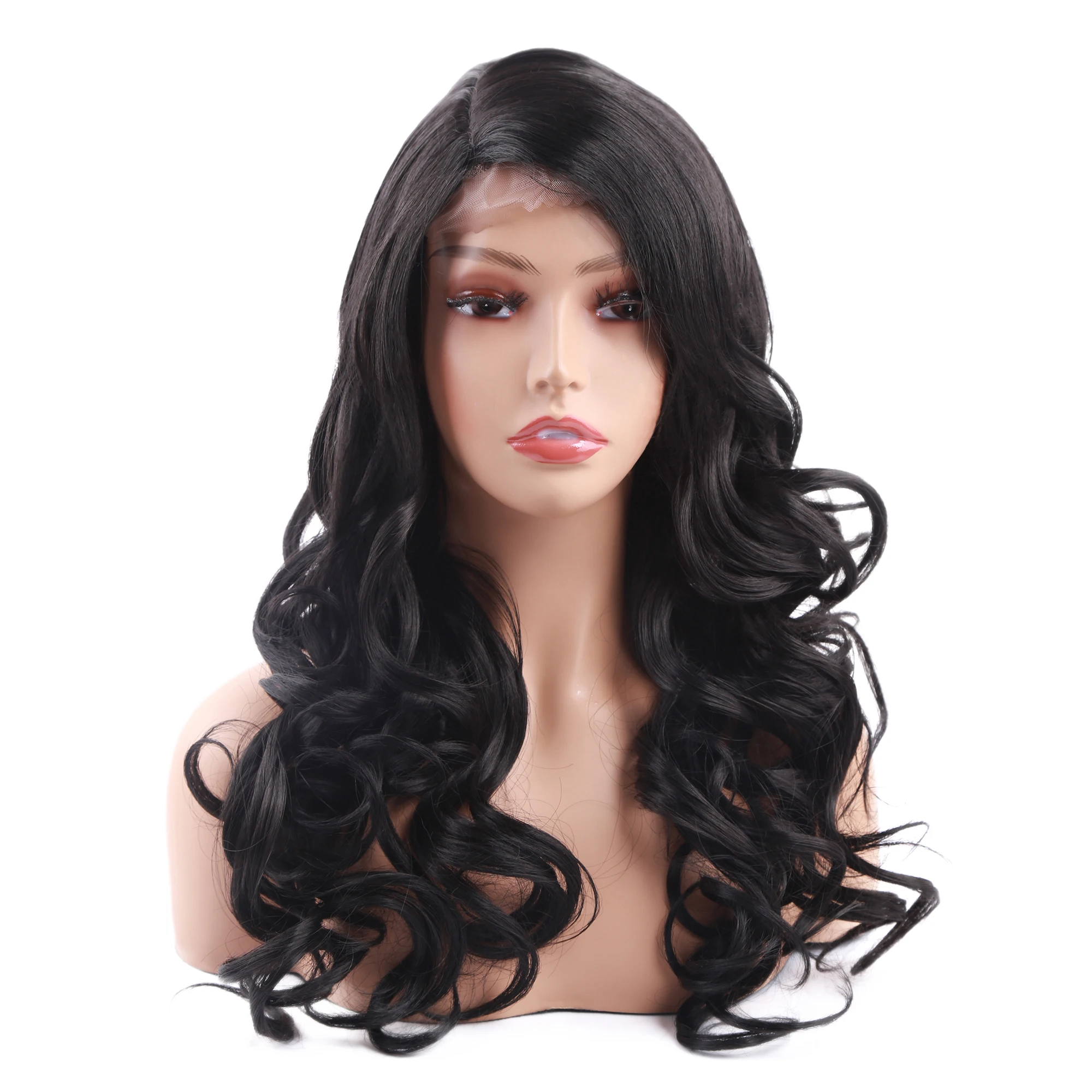Amir-Lace-Front-Synthetic-Long-Wigs-For-Women-Free-Part-Long-Curly ...