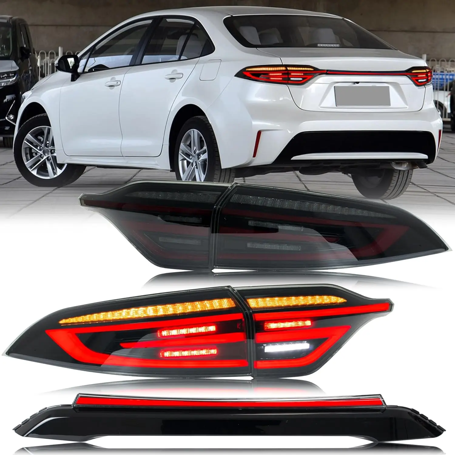 LED Tail Lights for Toyota Corolla 2020 2021 2022 2023 2024 E210 12th ...