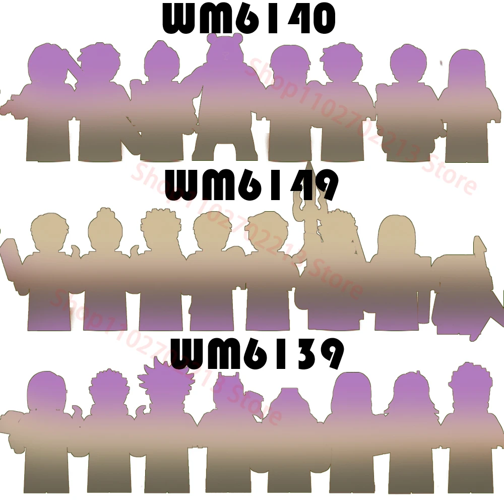 WM6139-WM6140-WM6149-Building-Blocks-Kaisen-Itadori-Yuji-Megumi-Gojo ...