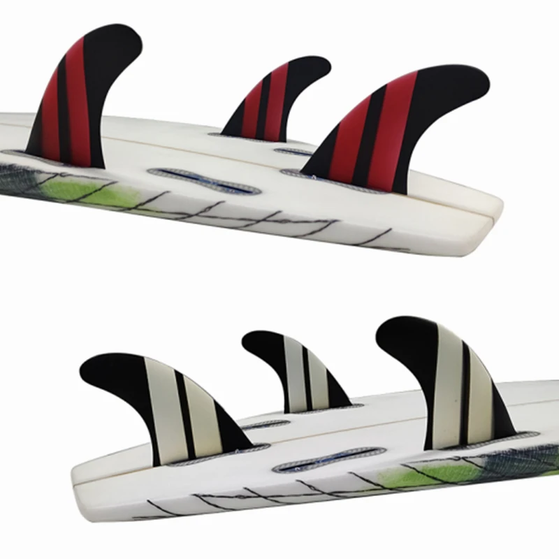 Tri-Fins-S-Size-Surfboard-Fins-UPSURF-FCS-Fins-G3-Thruster-Fiberglass ...