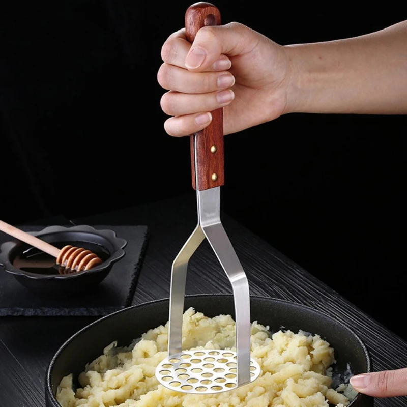 1Pc-Stainless-Steel-Heavy-Duty-Potato-Masher-with-Wooden-Handle-for ...