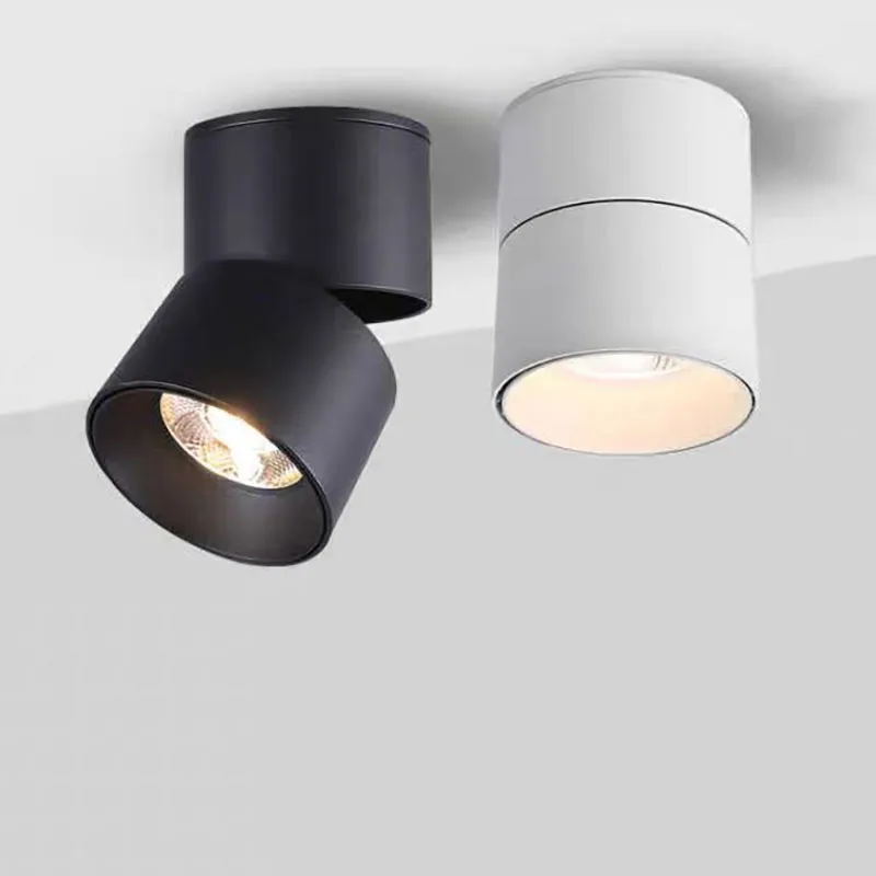 Surface-mounted-LED-down-light-COB-spotlight-foldable-rotating-ceiling ...