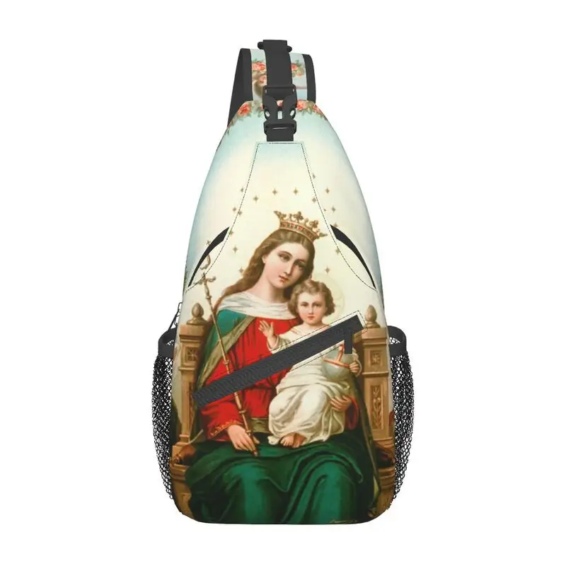 Custom-Cool-Virgin-Mary-Sling-Bags-for-Traveling-Men-s-Catholic ...