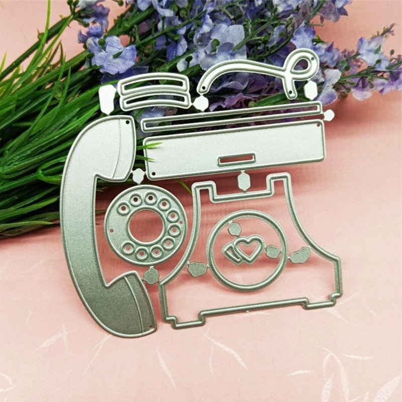 Telephone-Metal-Cutting-Dies-Scrapbooking-Stencil-Die-Cuts-Card ...