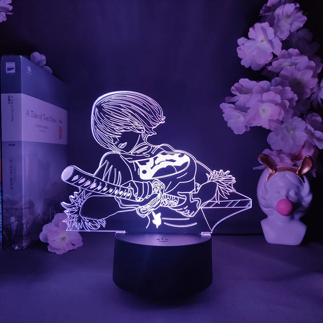 NieR:Automata 2B YoRHa RGB Figurine Lamp Cool Gaming Room Decorative ...