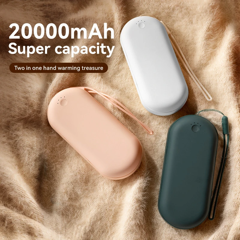 Electric Hand Warmers 10000/20000mAh Power Bank usb Rechargeable ...
