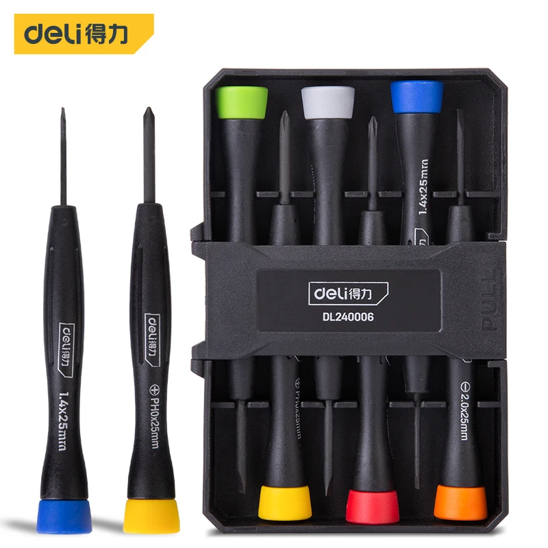 6Pcs Precision Screwdriver Set Slotted Philips Mini Screwdrivers for ...