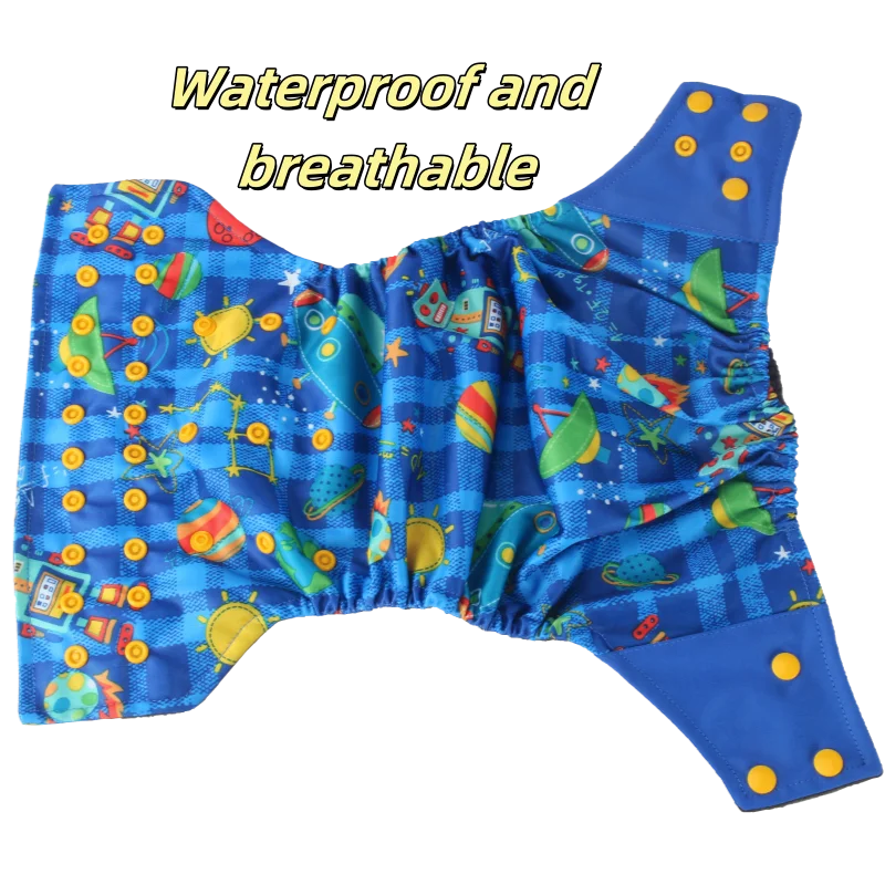 Pororo Polar Fleece Adjustable Waterproof Cloth Diaper for Babies ...
