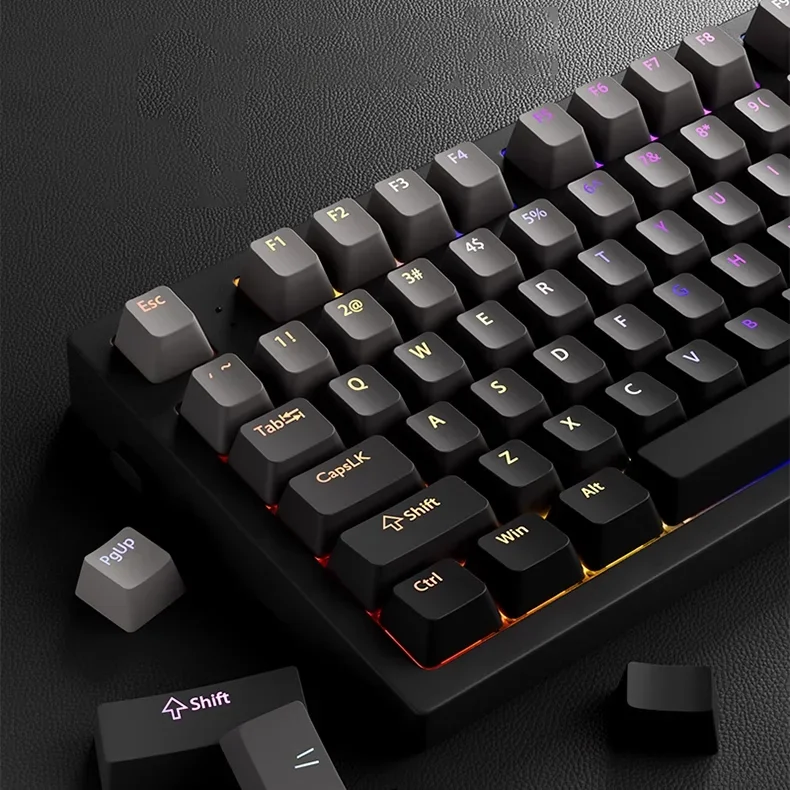 Gradient Keycaps Top Print Shine through backlit RGB keycap For Cherry ...