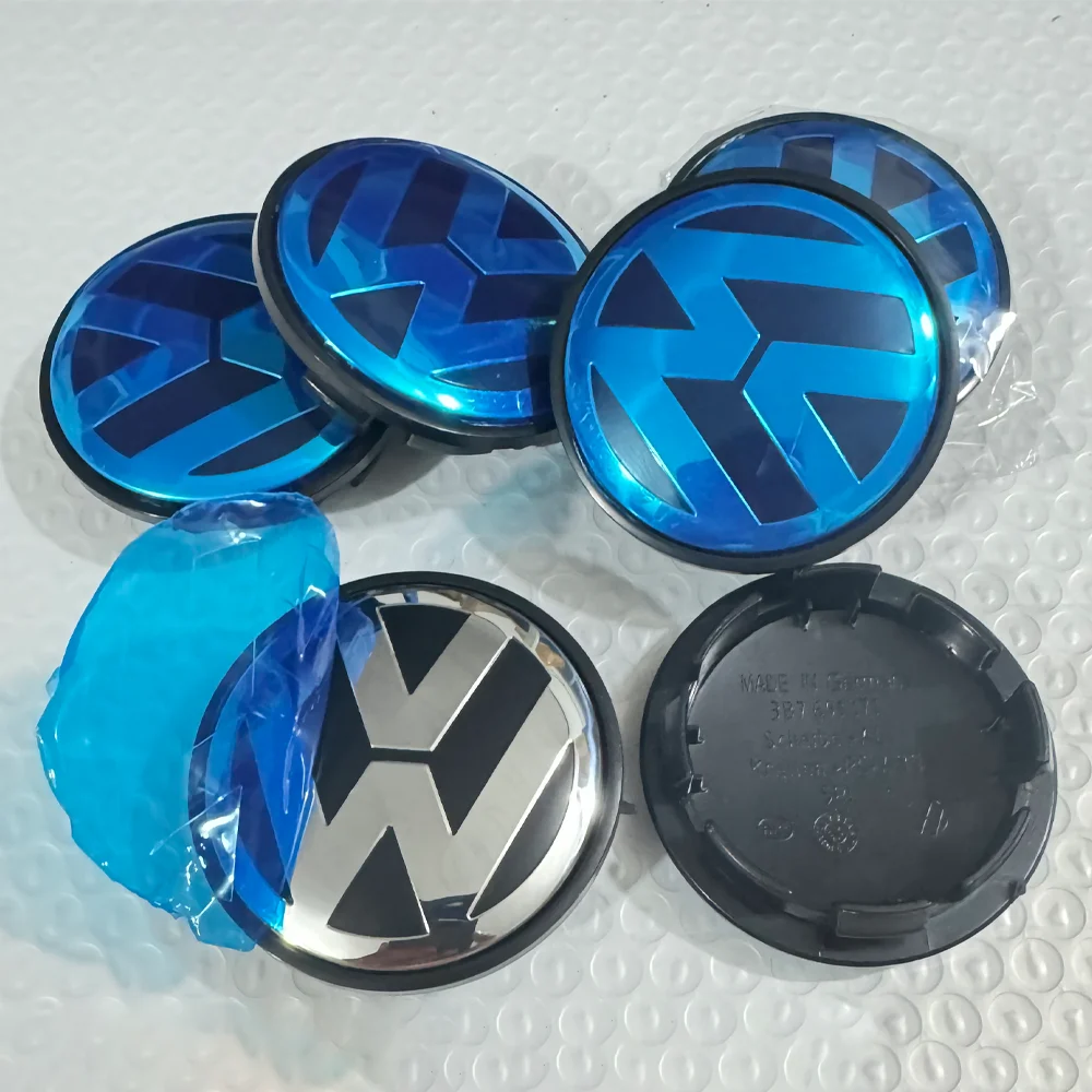 4pcs 55MM 56MM 65MM 70MM Car Wheel Center Caps Hubcap Cover for VW ...