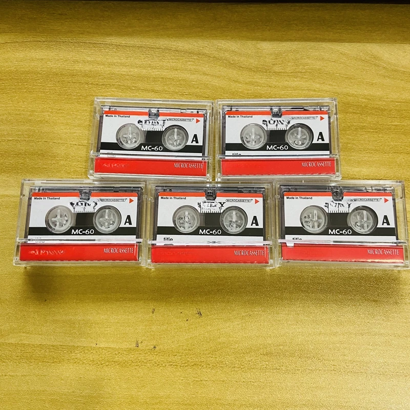 5PCS-Mini-Interview-Tape-MC-60-Minute-Mini-Recording-Tape-Interview ...