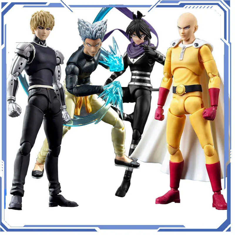 Model-One-Punch-Man-Saitama-Genos-Garou-1-12-Inch-SHF-S-H-F-Figures ...