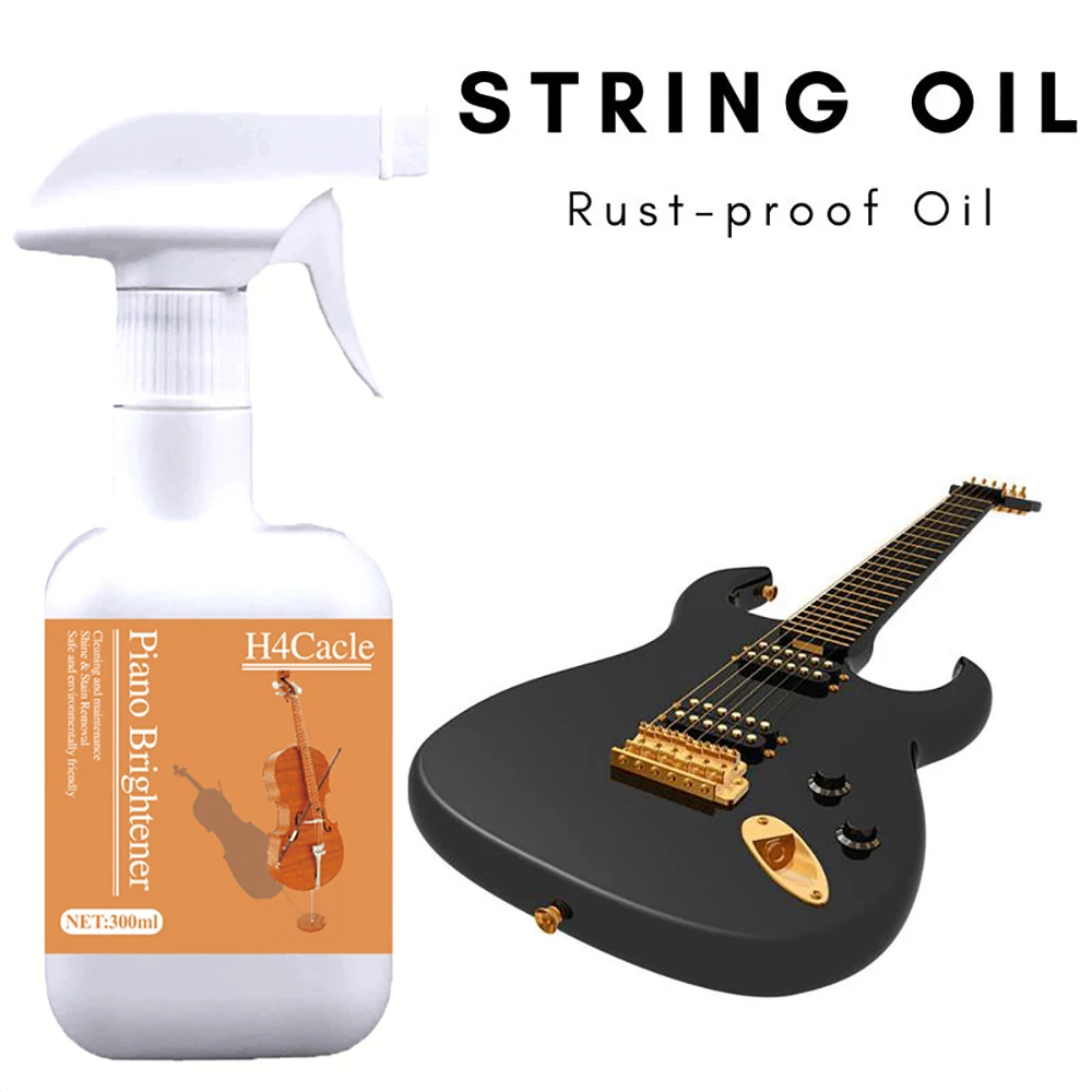 Musical Instrument Cleaner Set Piano Guitar Care Liquid Maintenance Wax ...