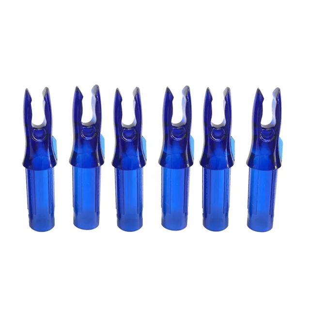 50pcs Archery Arrow Nock for ID 6.2mm OD 7.6mm Carbon Fiberglass Arrow ...