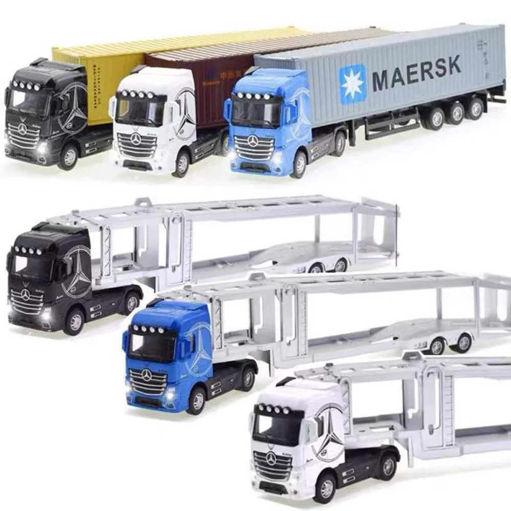1:50 Diecast Alloy Truck Head Model Toy Truck Engineering Transport ...