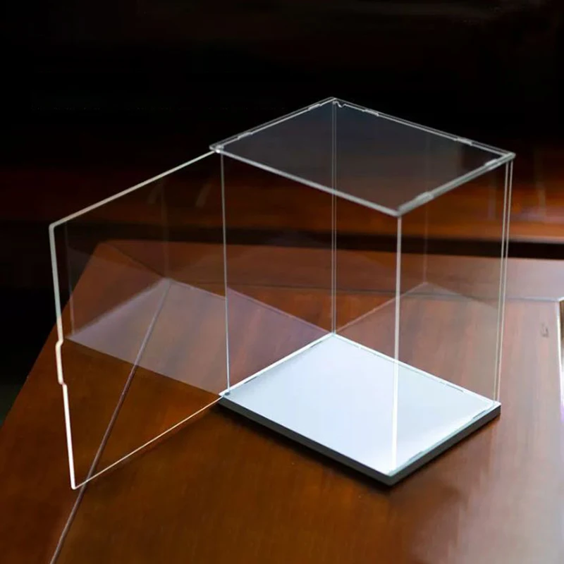 Acrylic-Display-Case-with-Door-Clear-Figures-Display-Box-Cabinet ...