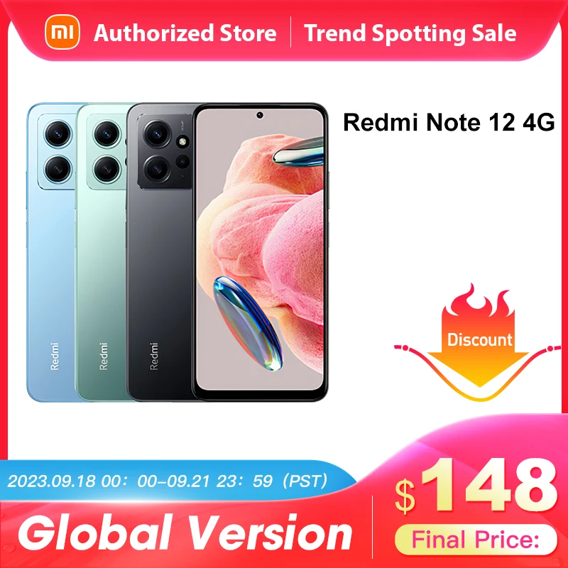 Xiaomi-Redmi-Note-12-Global-Version-120Hz-AMOLED-33W-Fast-Charging ...