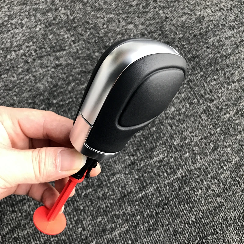 Leather Car Auto Gear Shift Knob Shift Lever Stick Head for VW Passat ...