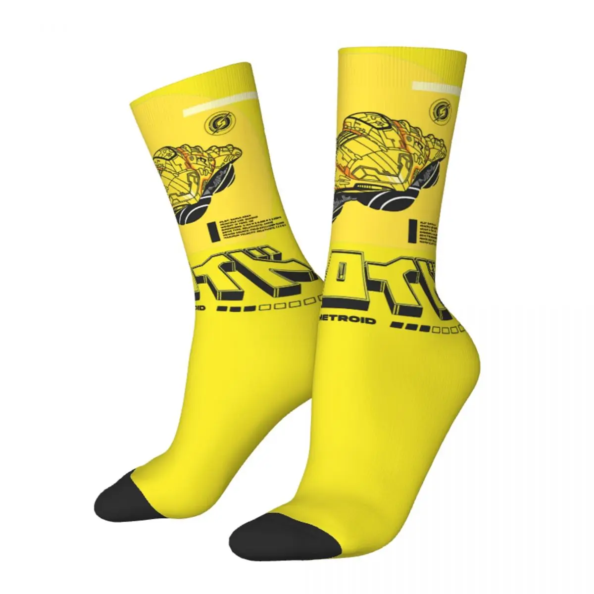 Hip Hop Vintage Action Game Design Logo Crazy Men's Socks Unisex ...