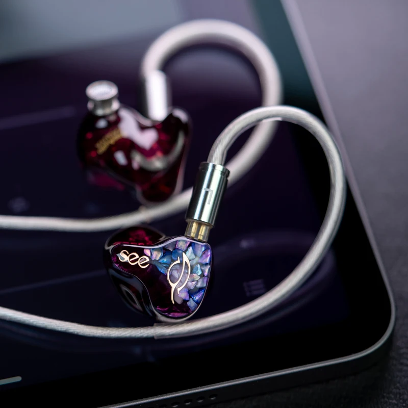 SeeAudio Kaguya IEM 3-in-1 Modular Plug Auidophile In-ear Earphone 4BA ...