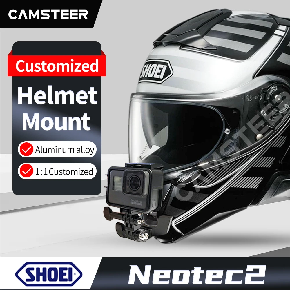 Shoei-Neotec-2-Customized-Motorcycle-Helmet-Chin-Mount-for-GoPro-hero12 ...