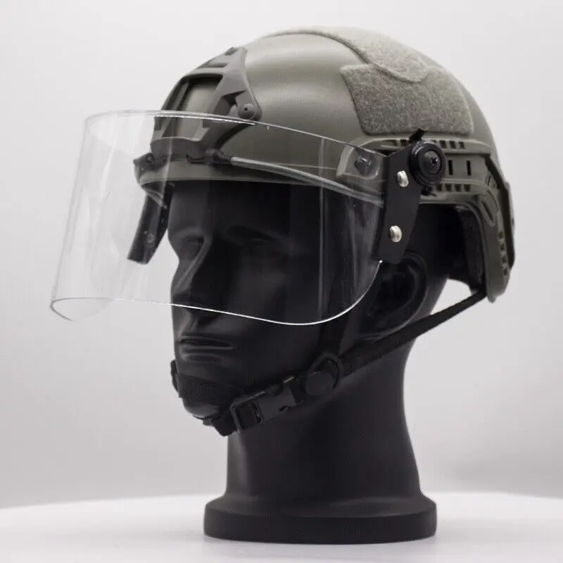 Transparent-Windproof-Lens-Riot-Mask-Guide-Helmet-Fast-Helmet-Special ...