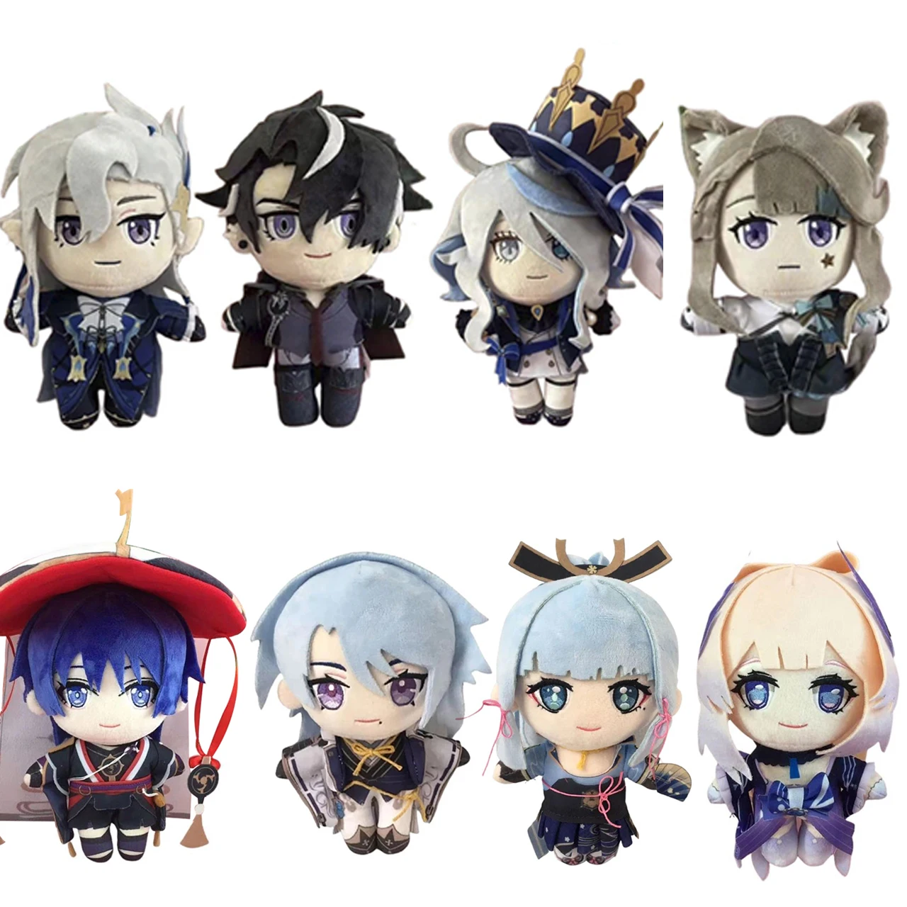 Genshin-Impact-Plush-Scaramouche-Lyney-Furina-Shikanoin-Heizou-Kamisato ...