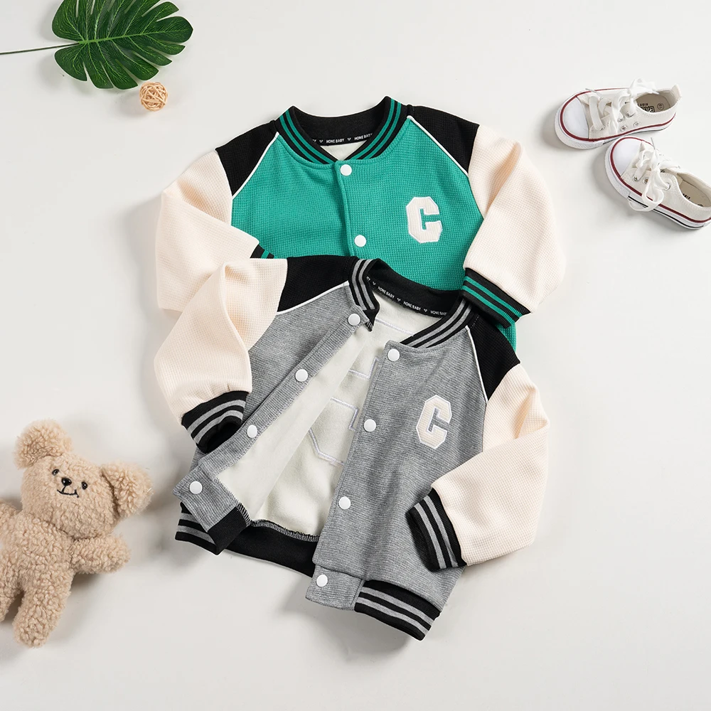 Children-Baseball-Jacket-Boys-Sports-Style-Spring-Outwear-Casual ...