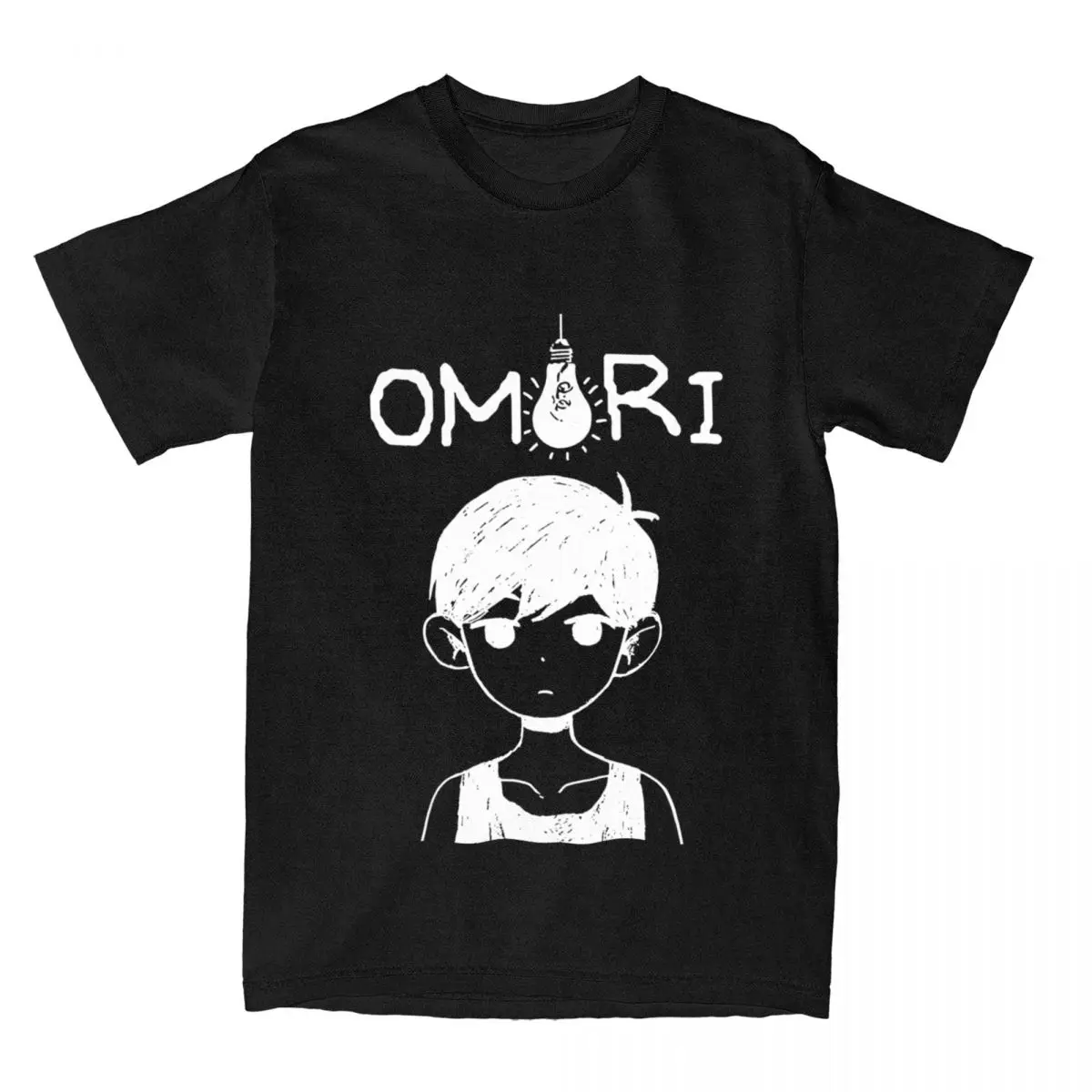 Leisure-Omori-Merch-Omori-White-T-Shirt-Men-Women-Cotton-Tees-Shirt-4XL ...