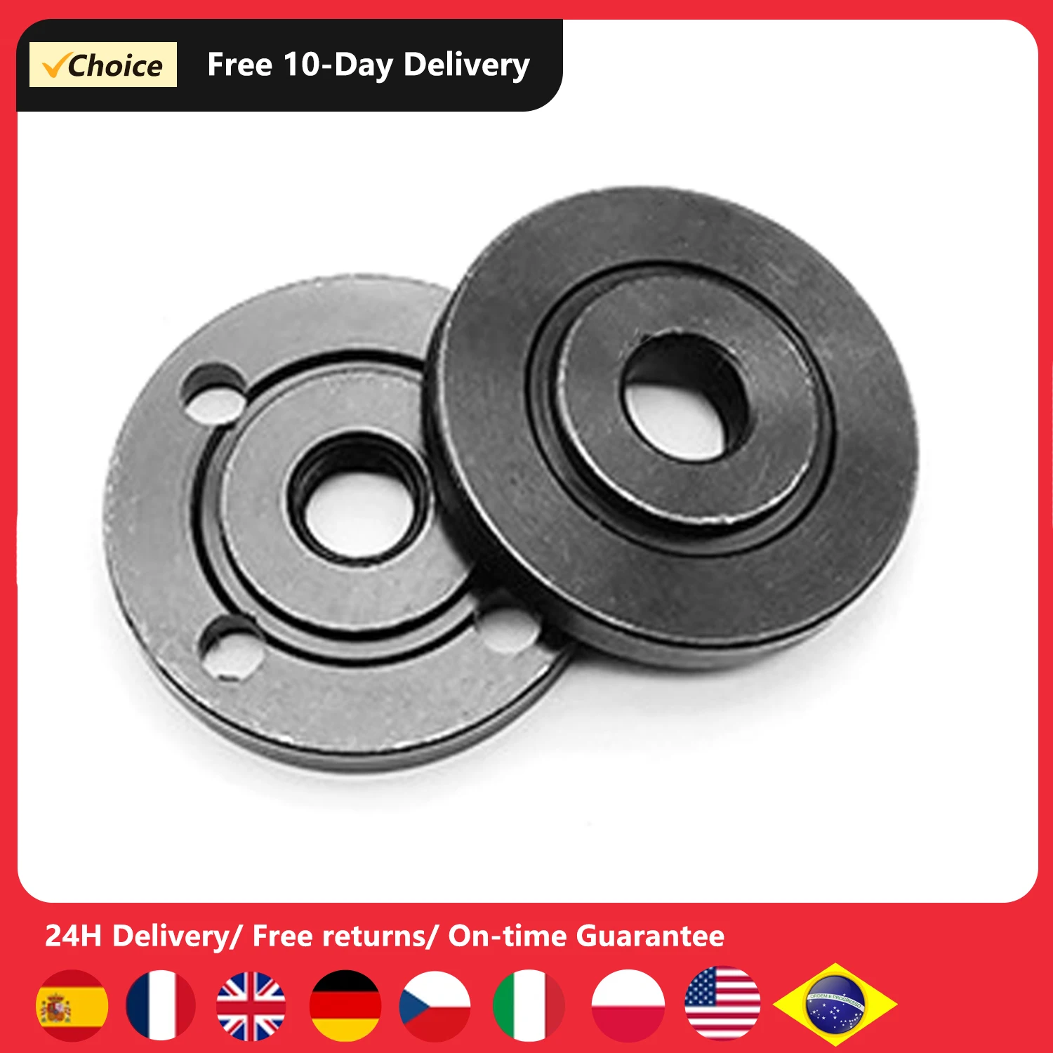 1-Paar-Haakse-Slijper-Binnenste-Buitenste-Flens-Moer-Accessoire-Draad ...